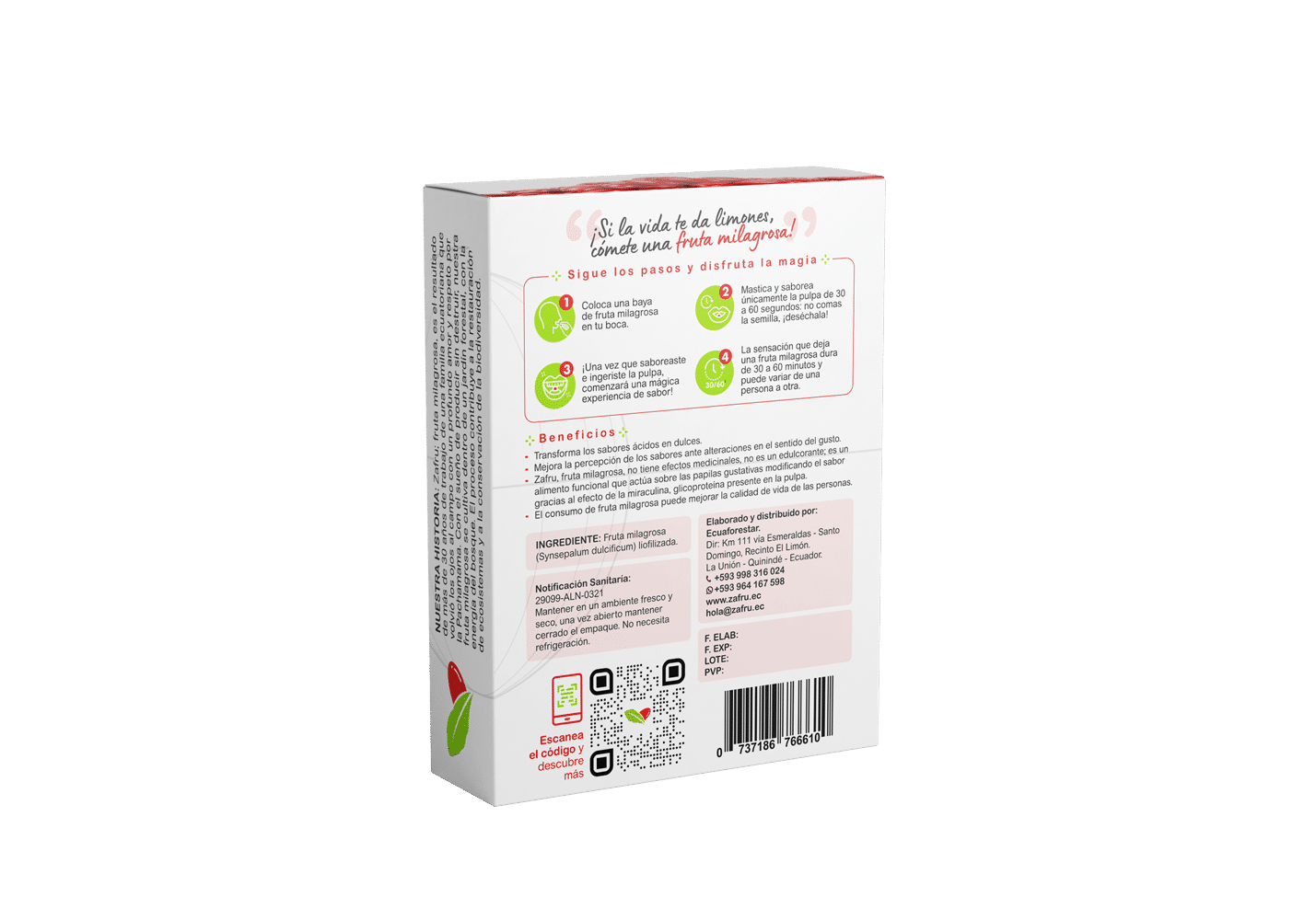 Fruta Milagrosa Liofilizada 8gr – Zafru
